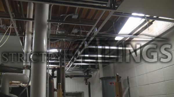 Cover Ductwork & Beams In Basements | Building Advanced Ceiling Drops ...