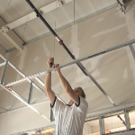 Drywall Suspended Grid Showroom | Drywall Suspended Ceiling Grid ...